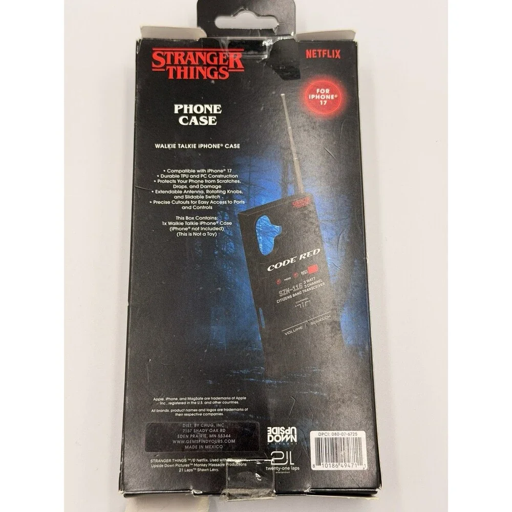 Netflix | Cell Phones & Accessories | Netflix Stranger Things Code Red ...